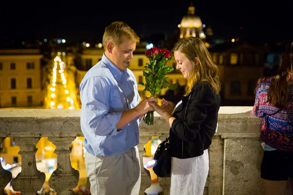 Marriage Proposal Rome Italy | Night time Photography session