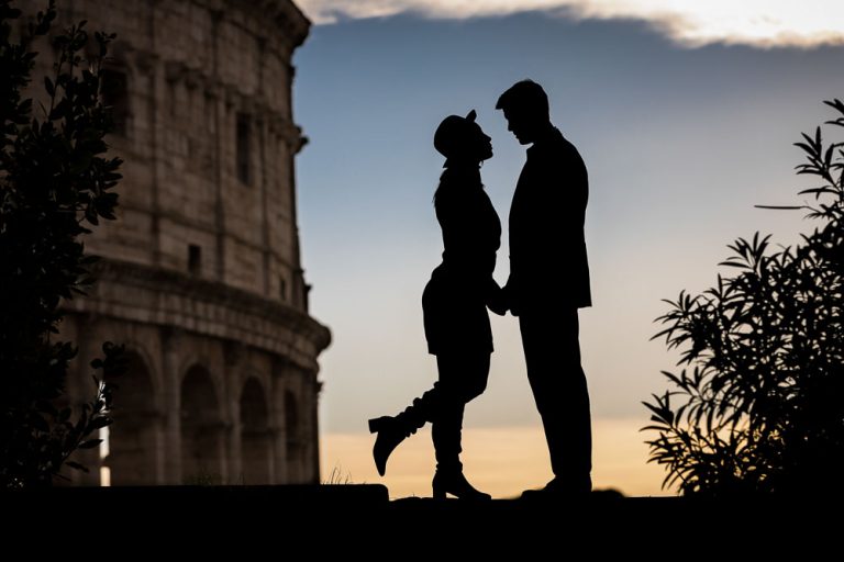 Rome Engagement Session Proposal Photography