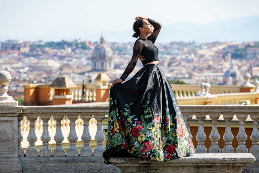 Model Photo Shoot in Rome | Fashion Editorial Photography