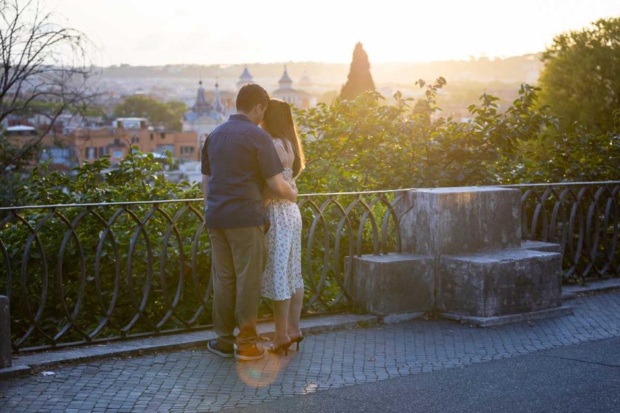 Rome Sunset Proposal | Engagement Photography in Rome