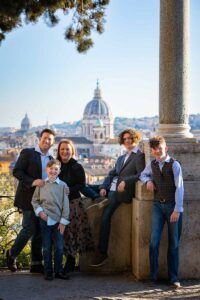 Rome Family Photography at the Roman Colosseum