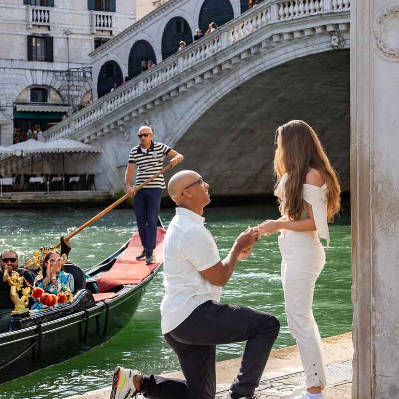 Venice Proposal Photographer | Engagement Photos