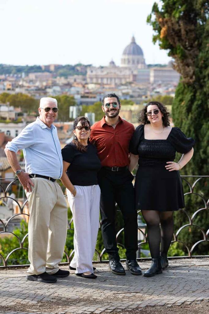 Family photoshoot in Rome