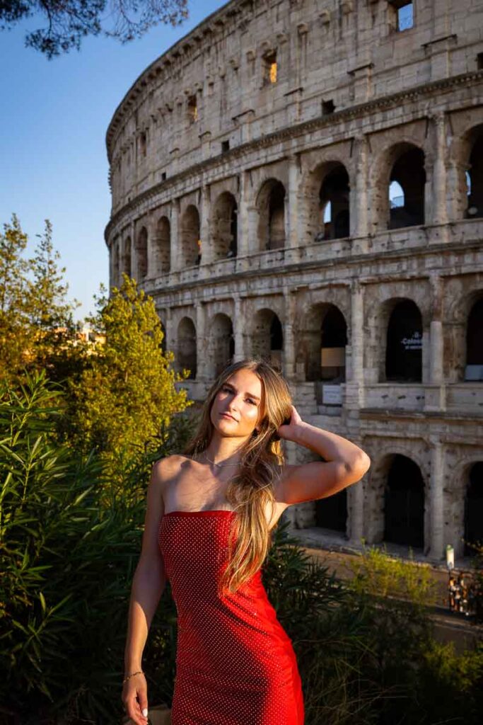 Senior Photoshoot in Rome with a Fashion Photographer