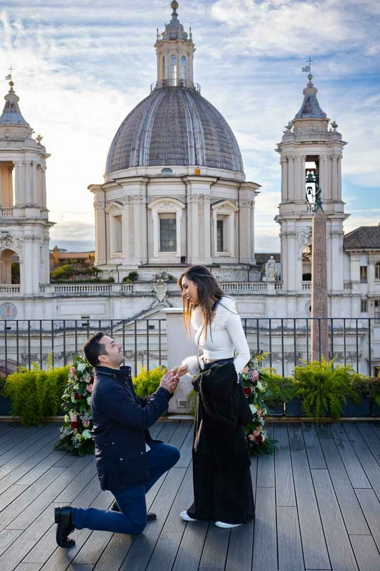Rome Proposal photo shoot