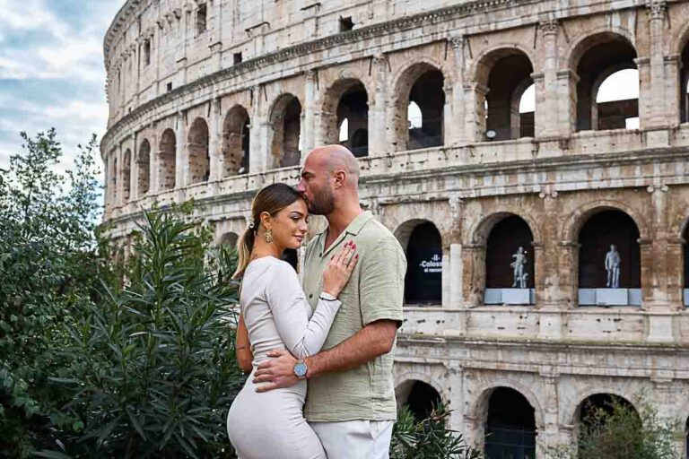 Romantic Roman Pantheon Proposal photography from Rome Italy